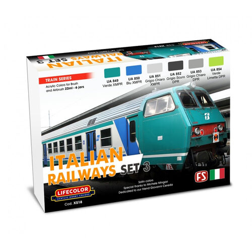 Life Color XS18 - Italian Railways Set 3