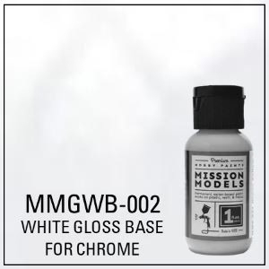 Mission Models MMGWB-002 Gloss White Base For Chrome