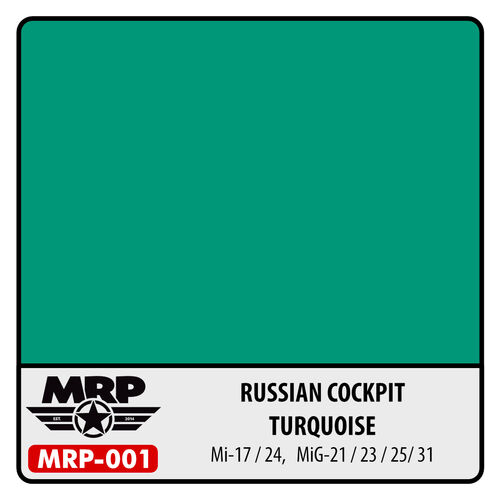 MR.PAINT MRP-001 Russian Cockpit Turquoise