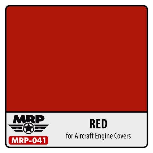MR.PAINT MRP-041 Red Engine covers for aircraft