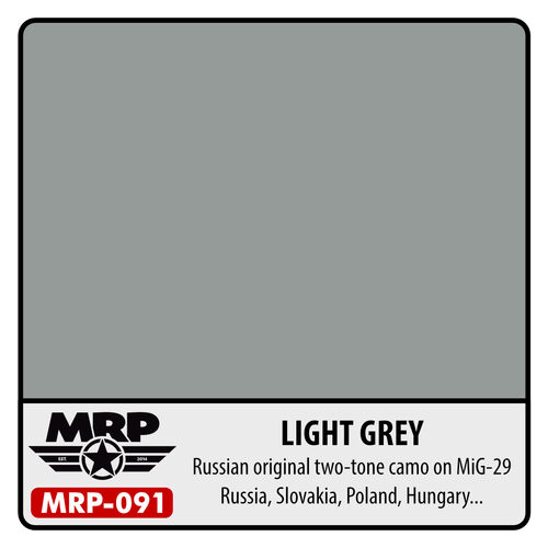 MR.PAINT MRP-091 Light Grey (Russian Original Two-Tone Camo On MiG-29 Russia, Slovakia, Poland, Hungary...)