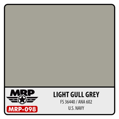 MR.PAINT MRP-098 Light Gull Grey (FS 36440, ANA602) - U.S.Navy