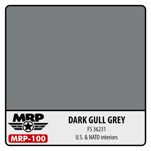 MR.PAINT MRP-100 Dark Gull Grey, US & NATO interior (FS 36231)