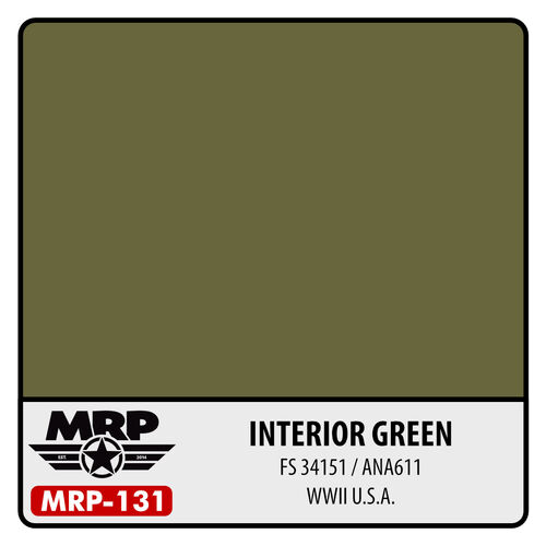 MR.PAINT MRP-131 WWII US - Interior Green ANA611 / FS 34151