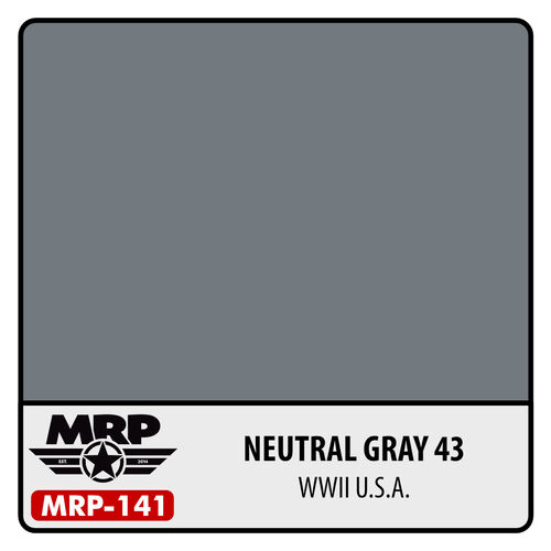 MR.PAINT MRP-141 WWII US - Neutral Grey 43