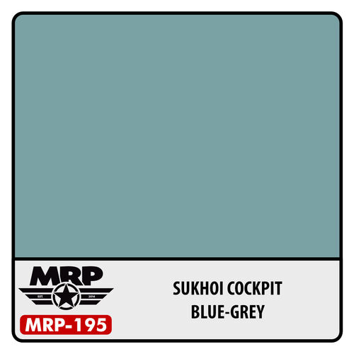 MR.PAINT MRP-195 Sukhoi Cockpit Blue-Grey (modern)