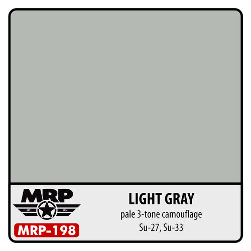 MR.PAINT MRP-198 Light Grey Su-27/33 (Russian AF – pale camo)