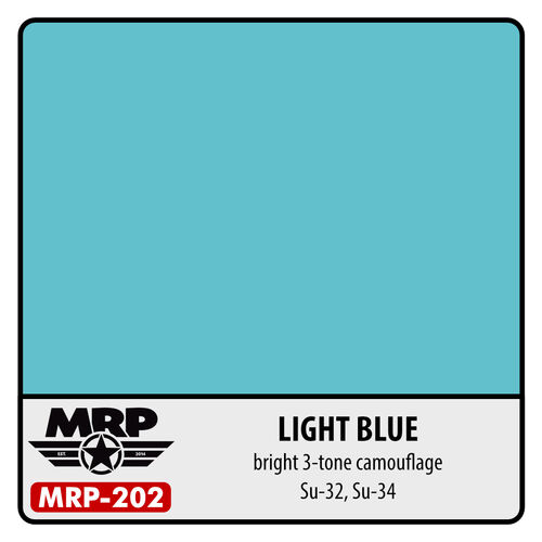 MR.PAINT MRP-202 Light Blue Su-34 (bright 3-tone camo)
