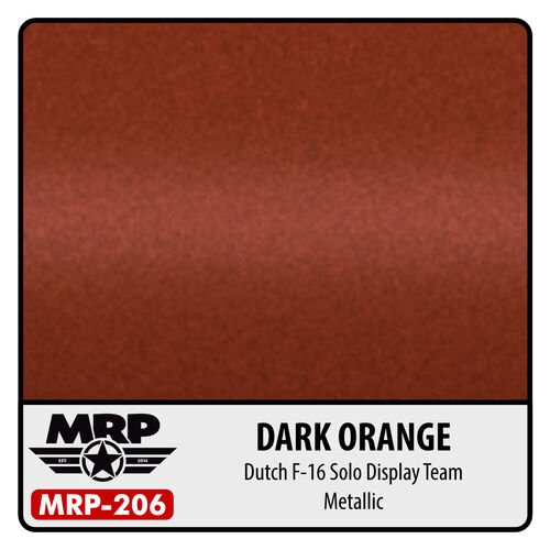 MR.PAINT MRP-206 Dark Orange (Dutch F-16 Demoteam)