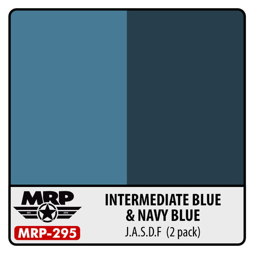 MR.PAINT MRP-295 Navy Blue + Intermediate Blue (J.A.S.D.F.) 2 BOTTLES