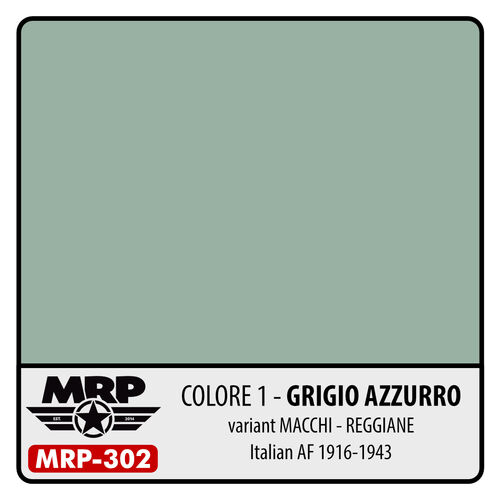 MR.PAINT MRP-302 Colore 1 – Grigio Azzurro – variant Macchi-Reggiane (Italian AF 1916-43)