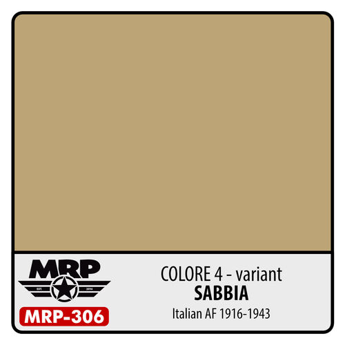 MR.PAINT MRP-306 Colore 4 – variant Sabbia (Italian AF 1916-43)