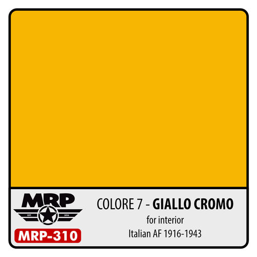 MR.PAINT MRP-310 Colore 7 – Giallo Cromo (for interior) (Italian AF 1916-43)