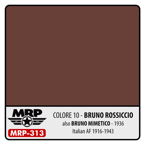 MR.PAINT MRP-313 Colore 10 – Bruno Rossiccio also Bruno Mimetico – 1936 (Italian AF 1916-43)