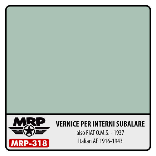 MR.PAINT MRP-318 Vernice per Interni Subalare also FIAT O.M.S. 1937 (Italian AF 1916-43)