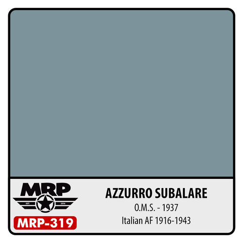MR.PAINT MRP-319 Azzurro Subalare – O.M.S. 1937 (Italian AF 1916-43)