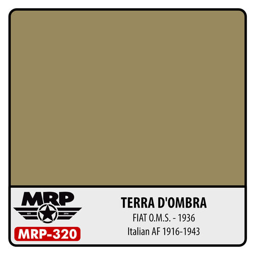 MR.PAINT MRP-320 Terra D‘Ombra – Fiat O.M.S. 1936 (Italian AF 1916-43)