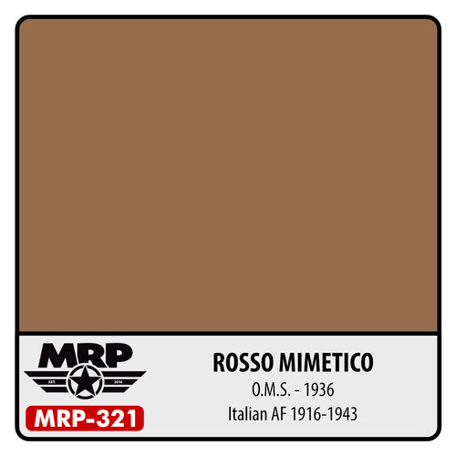 MR.PAINT MRP-321 Rosso Mimetico – O.M.S. 1936 (Italian AF 1916-43)