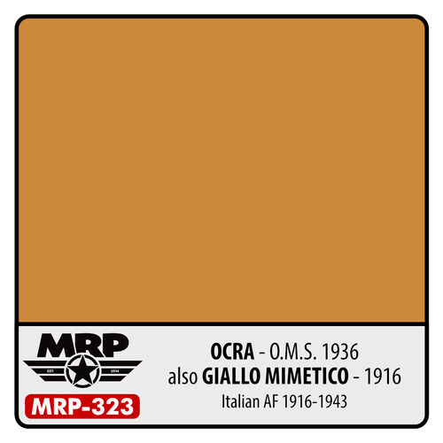 MR.PAINT MRP-323 Ocra – O.M.S. 1936 also Giallo Mimetico – 1916 (Italian AF 1916-43)