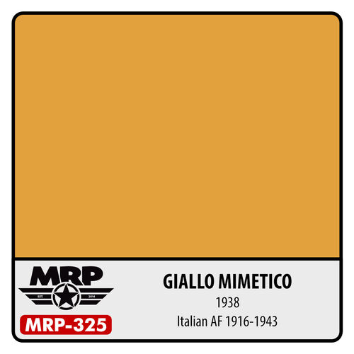 MR.PAINT MRP-325 Giallo Mimetico – 1938 (Italian AF 1916-43)