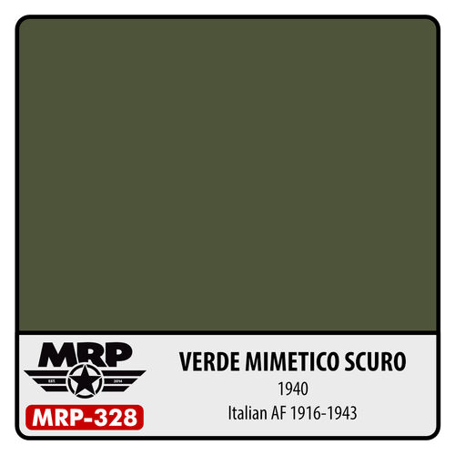 MR.PAINT MRP-328 Verde Mimetico Scuro – 1940 (Italian AF 1916-43)