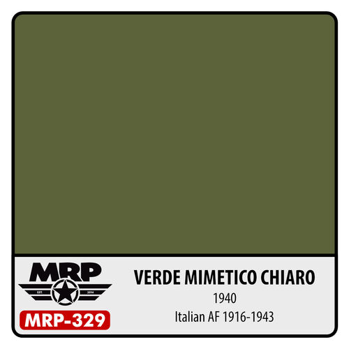 MR.PAINT MRP-329 Verde Mimetico Chiaro – 1940 (Italian AF 1916-43)