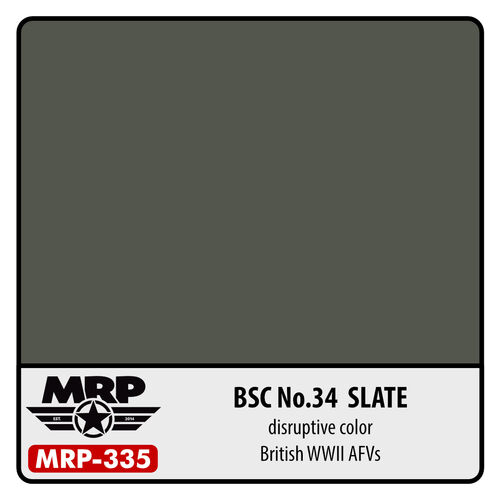 MR.PAINT MRP-335 BSC No.34  Slate (British WWII AFV)
