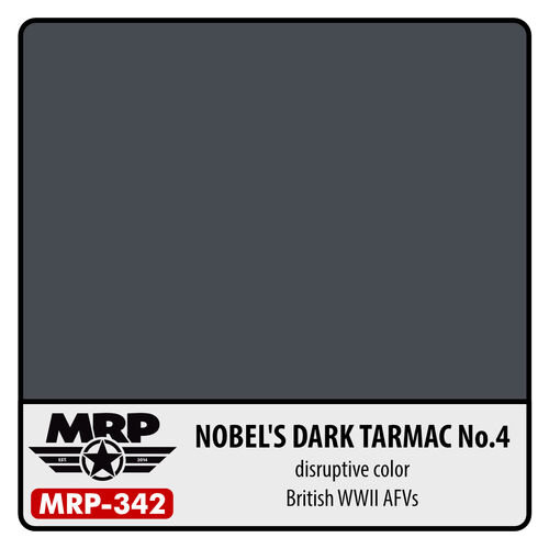 MR.PAINT MRP-342 Nobel‘s Dark Tarmac No.4 (British WWII AFV)