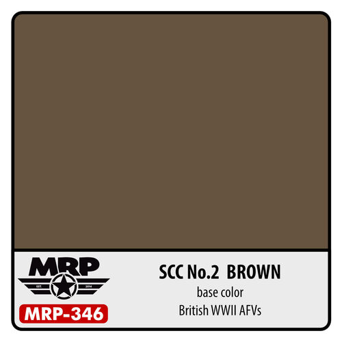 MR.PAINT MRP-346 SCC No.2 Brown (British WWII AFV)