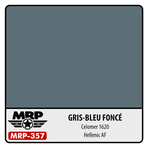 MR.PAINT MRP-357 Gris-Bleu Fonce - Celomer 1620 (Hellenic AF)