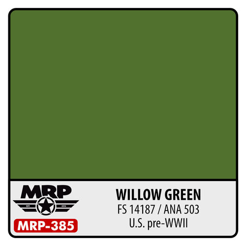 MR.PAINT MRP-385 Willow Green (FS 14187, ANA503) - US pre-WWII
