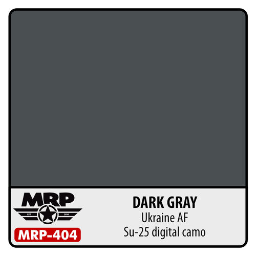 MR.PAINT MRP-404 Dark Gray - Ukraine AF, Su25 digi