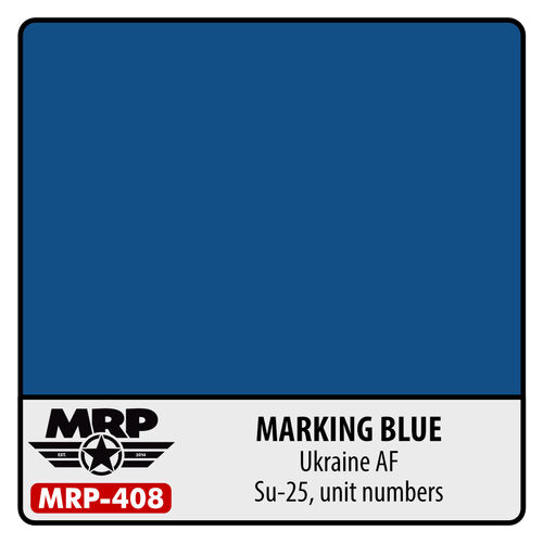 MR.PAINT MRP-408 Marking Blue - Ukraine AF, Su25 numbers