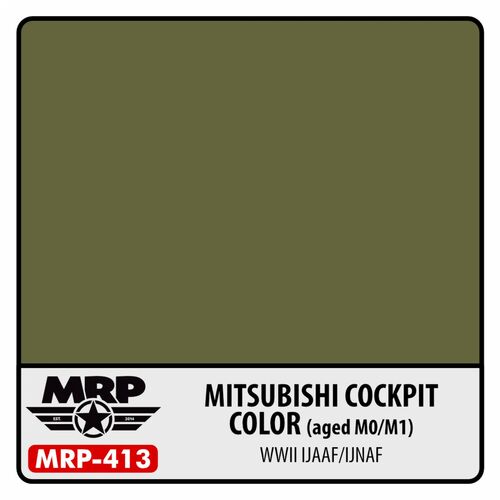 MR.PAINT MRP-413 Mitsubishi Cockpit Color (Aged) (WWII IJAAF/IJNAF)