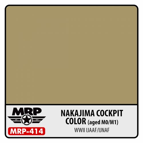 MR.PAINT MRP-414 Nakajima Cockpit Color (Aged) (WWII IJAAF/IJNAF)