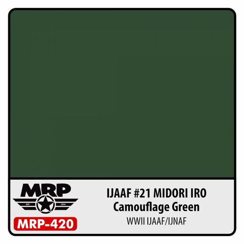 MR.PAINT MRP-420 IJAAF #21 Midori Iro (Camouflage Green) (WWII IJAAF/IJNAF)