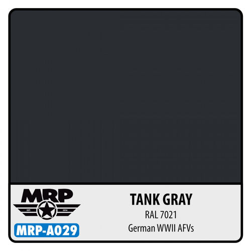 MR.PAINT MRP-A029 Tank Gray RAL 7021, German WWII AFVs