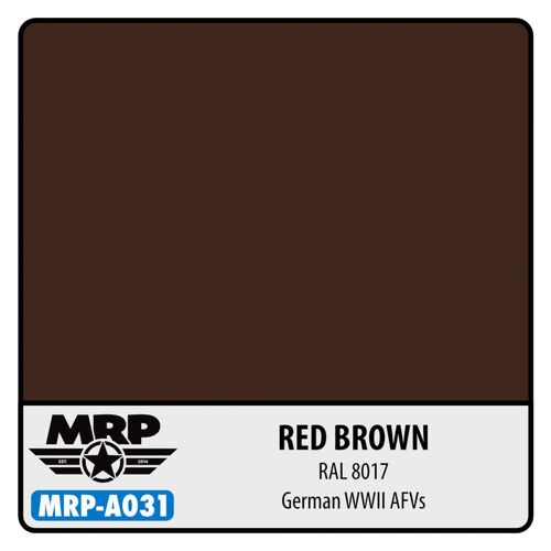 MR.PAINT MRP-A031 Red Brown RAL 8017, German WWII AFVs