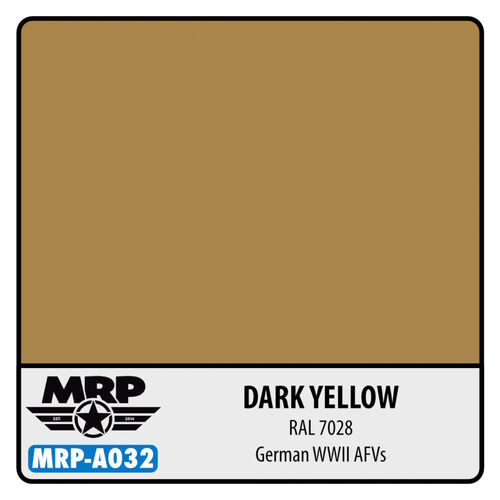 MR.PAINT MRP-A032 Dark Yellow RAL 7028, German WWII AFVs