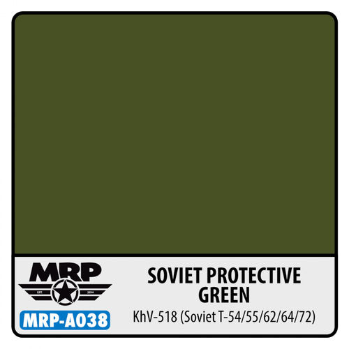 MR.PAINT MRP-A038 Soviet Protective Green, KhV-518 (Soviet T-54/55/62/64/72)