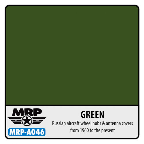 MR.PAINT MRP-A046 Green, Russian Aircraft Wheel Hubs & Antenna Covers From 1960 To The Present