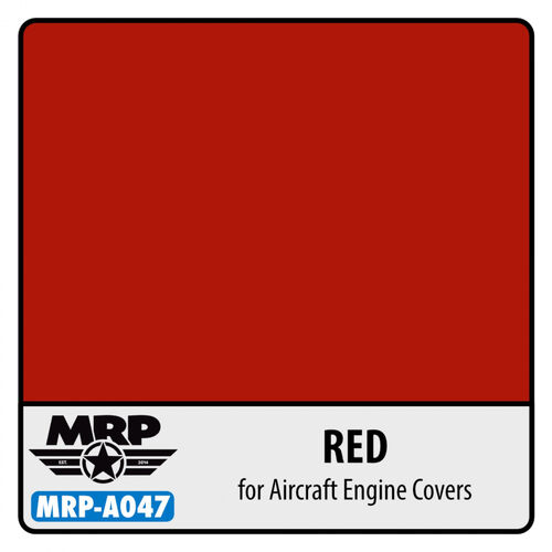MR.PAINT MRP-A047 Red, For Aircraft Engine Covers