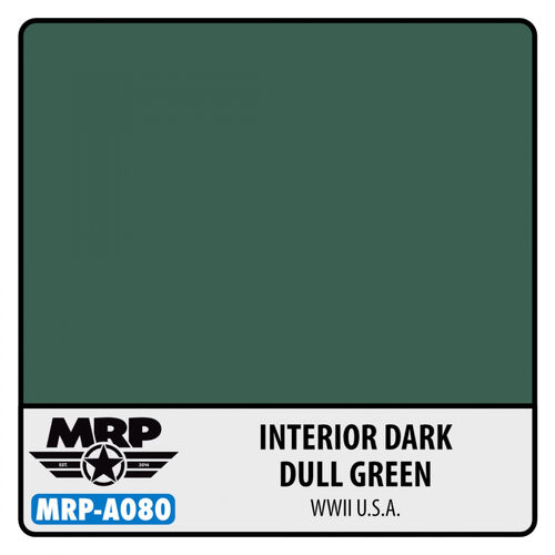 MR.PAINT MRP-A080 Interior Dark Dull Green - WWII U.S.A.
