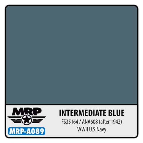 MR.PAINT MRP-A089 Intermediate Blue FS35164 / ANA608 (After 1942) - WWII U.S. Navy