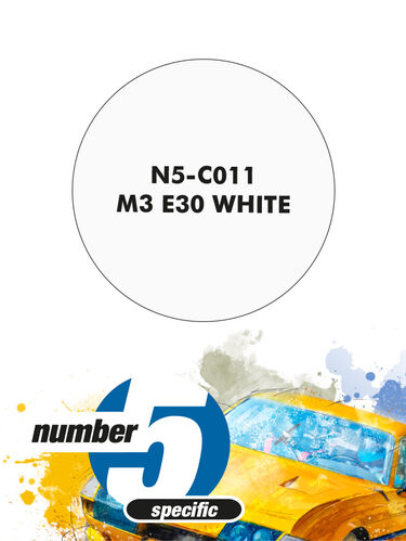 Number Five N5-C011 M3 E30 White