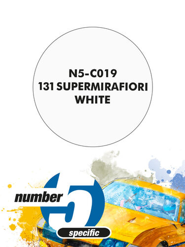 Number Five N5-C019 131 Supermirafiori White