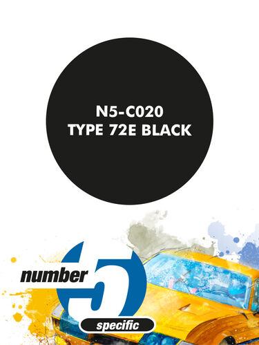 Number Five N5-C020 Type 72E Black