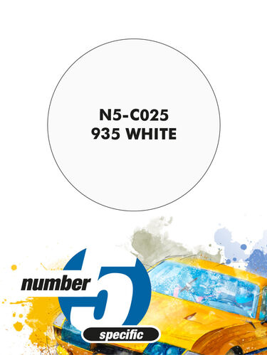 Number Five N5-C025 935 White