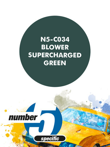 Number Five N5-C034 Blower Supercharged Green