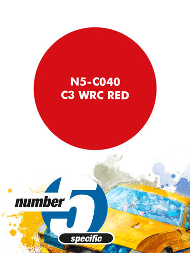 Number Five N5-C040 C3 WRC Red
